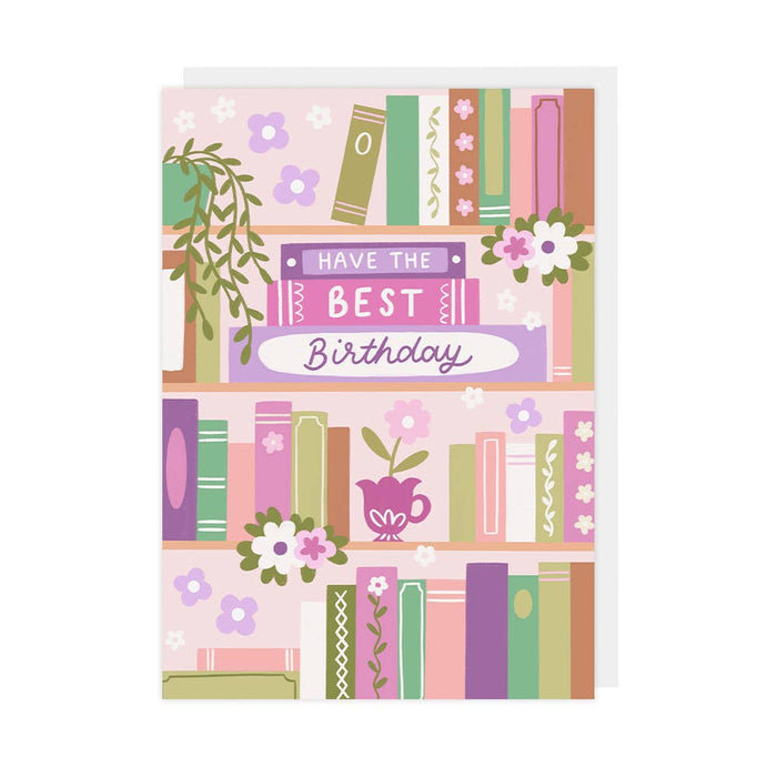 Floral Books Birthday Card – Bibelot