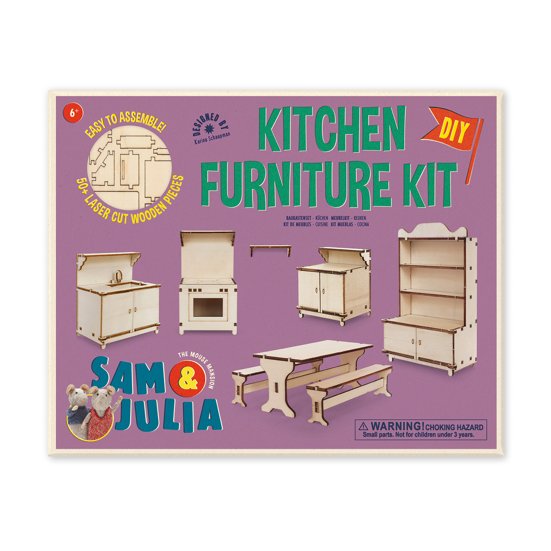 The Mouse Mansion Furniture Kit - Kitchen Sam & Julia UK Stockist – Bibelot